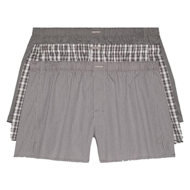 Gildan Men's Cotton/Poly Woven Boxers, 4-Pack, Red/Grey - Walmart.com