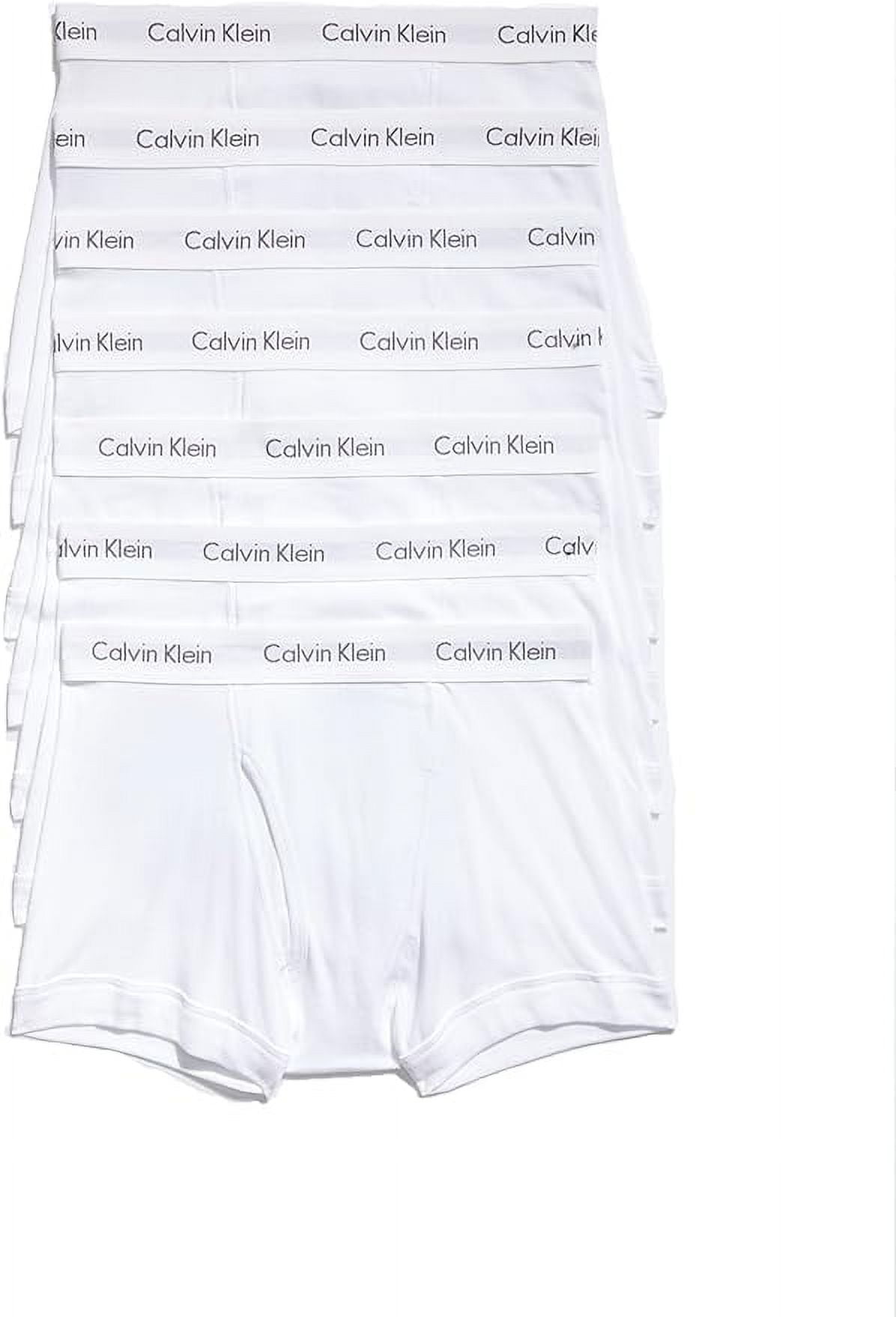 Calvin Klein Men's Cotton Trunks, 7-Pack, White, Small, Breathable and ...