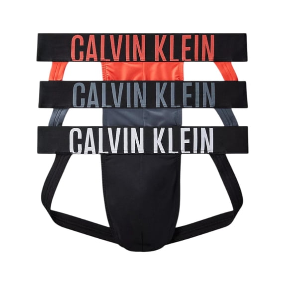 Calvin Klein Men's Intense Power Micro 3-Pack Jock Strap Black ...