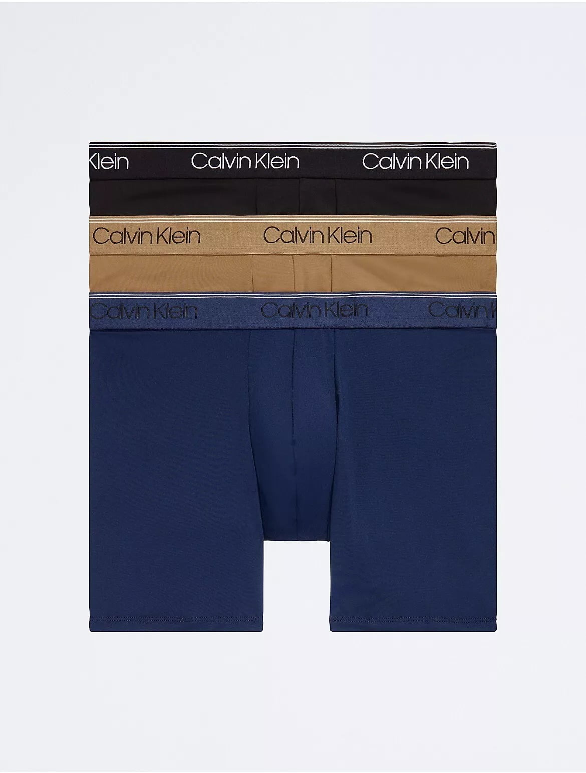 Calvin Klein Men's Microfiber Stretch Wicking Boxer Briefs Pack of 3 ...