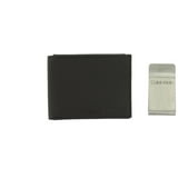 Calvin Klein Men's RFID Protected Bi-Fold Wallet/ Money Clip Set ...