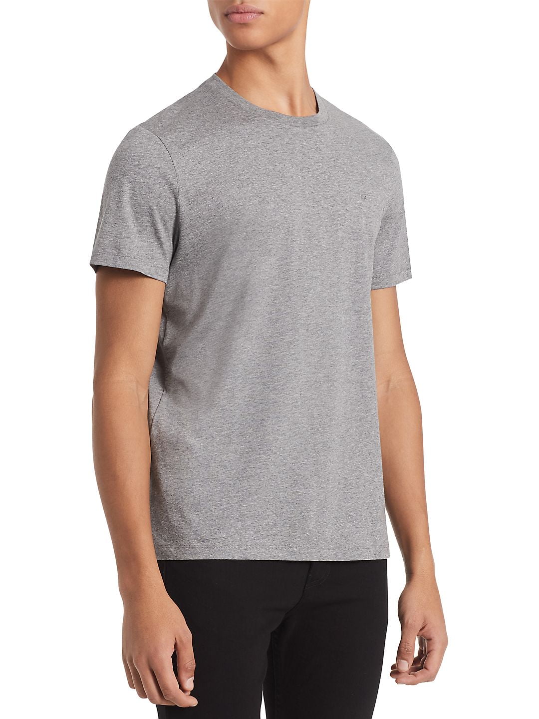 Calvin Klein Men's Relaxed Fit Crewneck T-Shirt, Medium Grey Heather ...