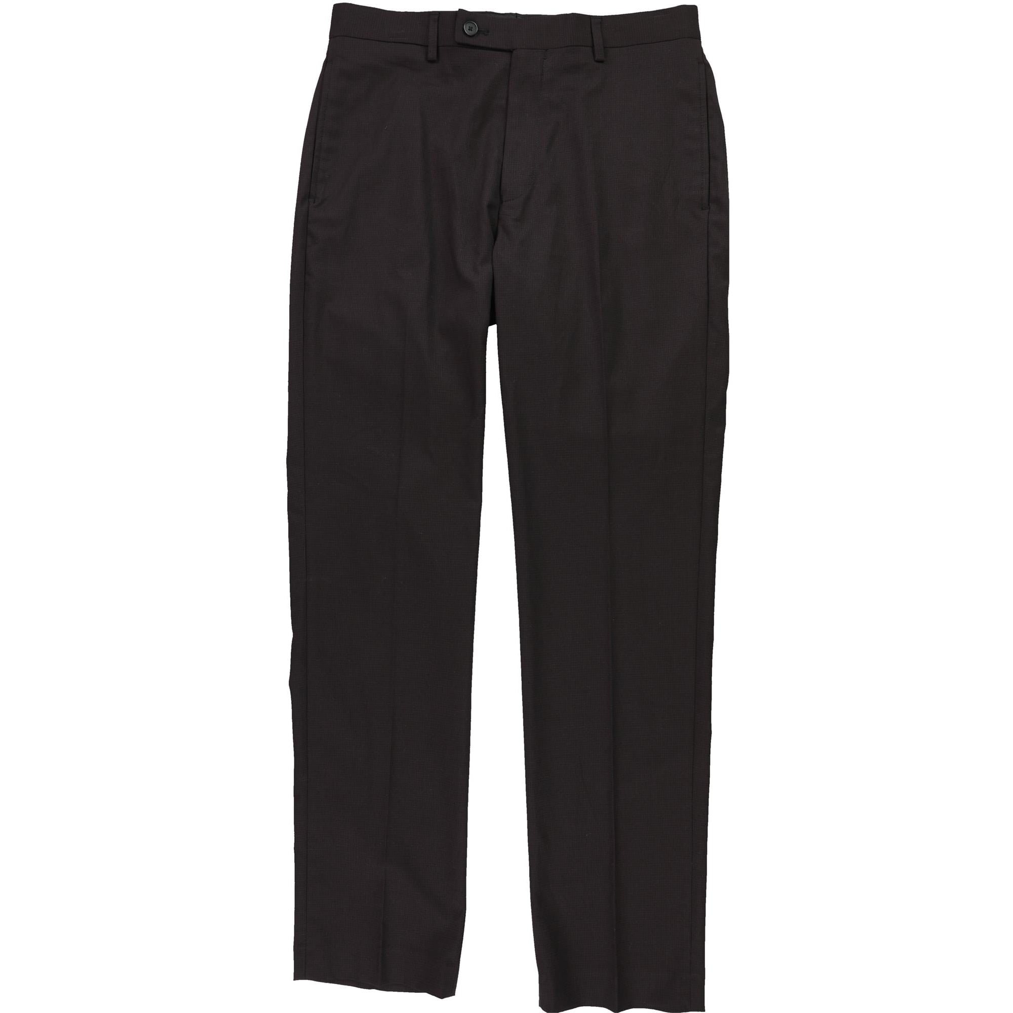 Calvin Klein Mens Performance Dress Pants Slacks, Red, 33W x 30L ...