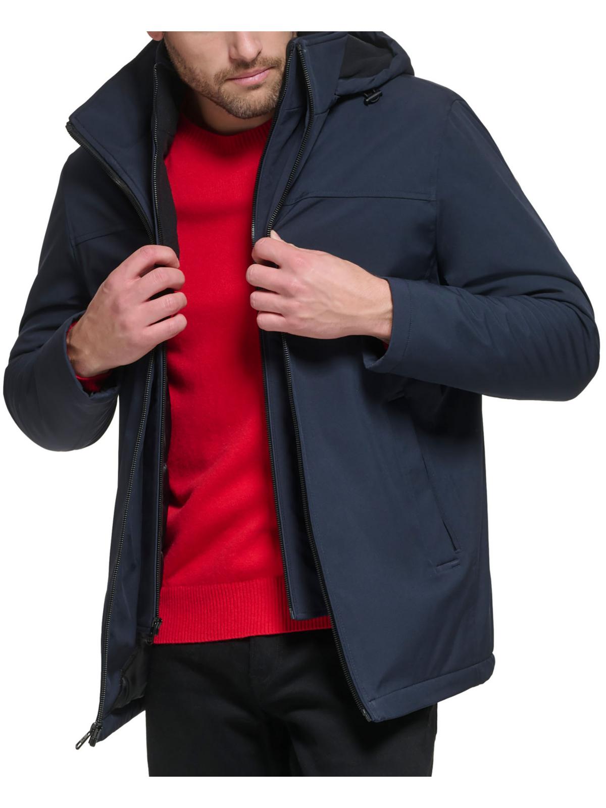 Calvin Klein Mens Obama Lined Parka Coat - Walmart.com
