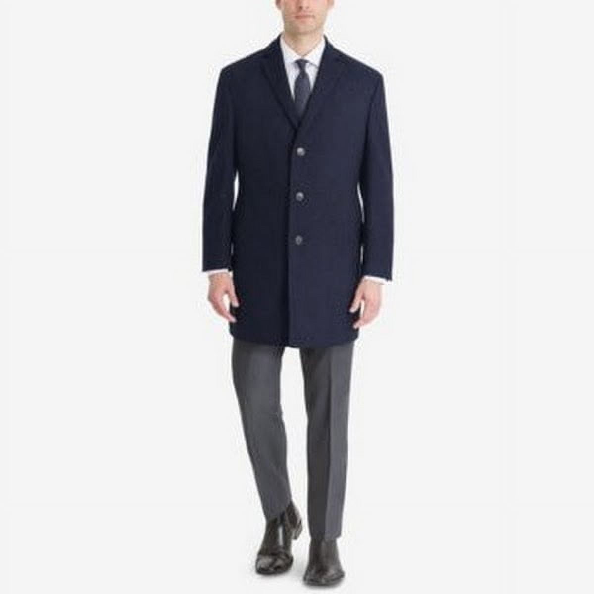 Calvin Klein Mens Prosper X-Fit Slim Fit Overcoat, Choose Sz/Color: 46R ...