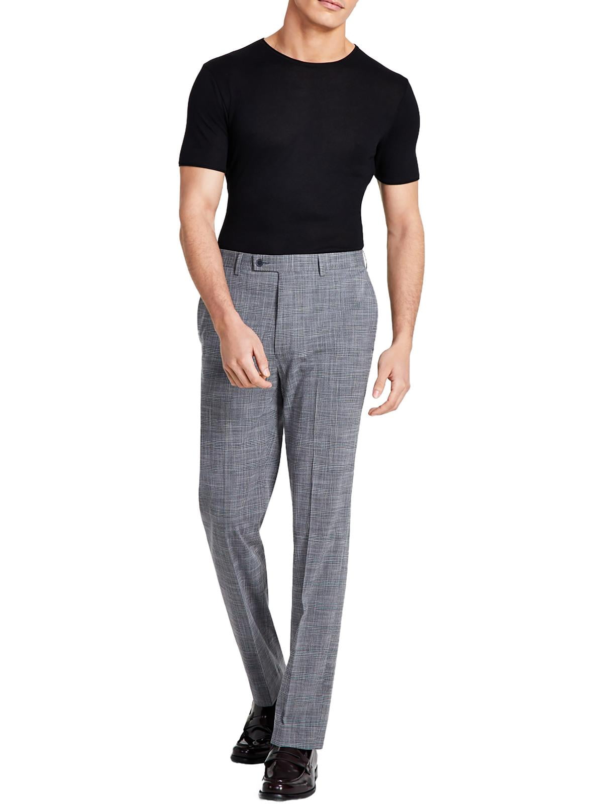 Calvin Klein Mens Slim Fit Mid Rise Dress Pants - Walmart.com