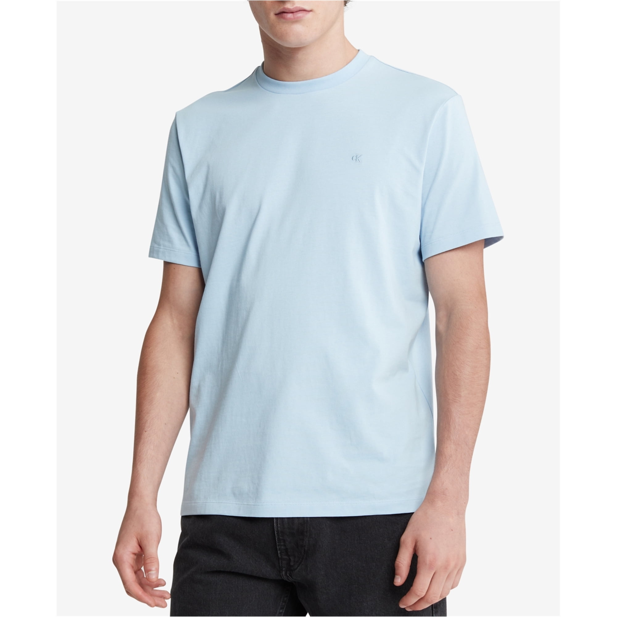 Calvin Klein Mens Smooth Solid Basic T-Shirt, Blue, XX-Large - Walmart.com