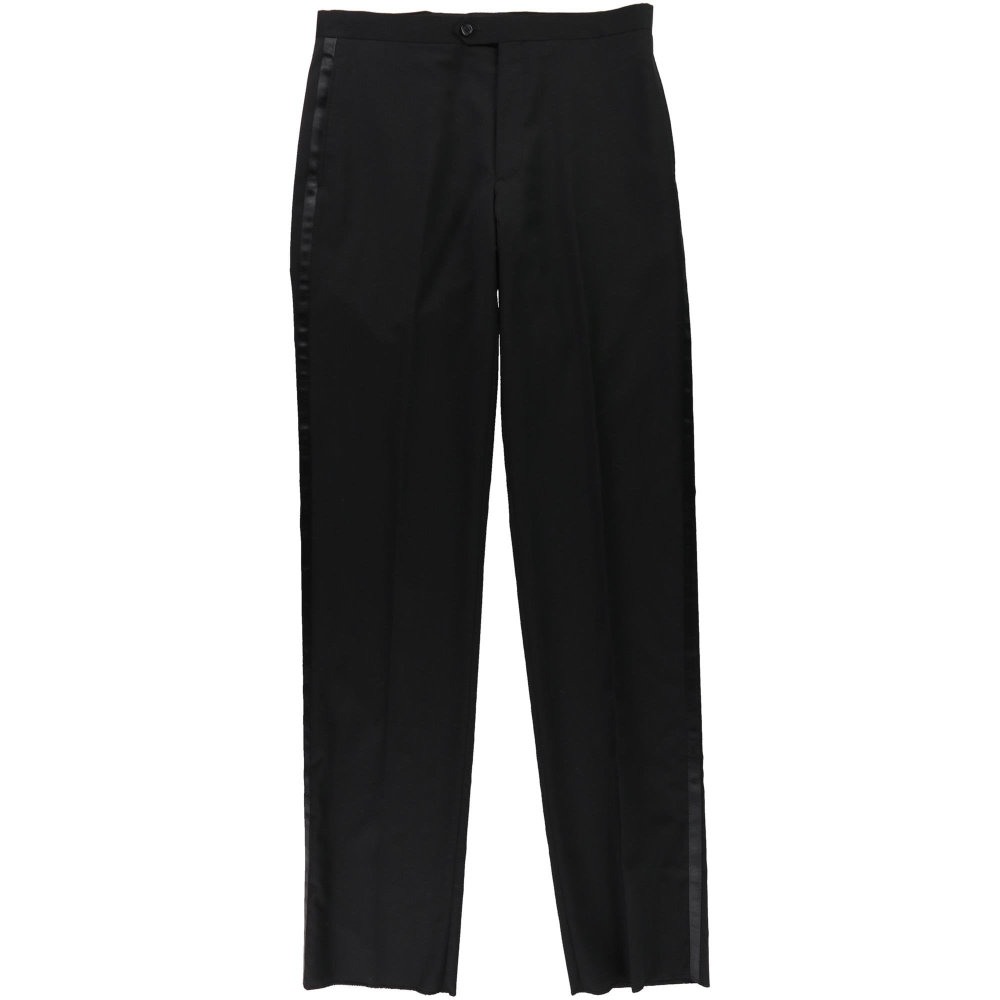 Calvin Klein Mens Wool Dress Pants Slacks, Black, 40W x 38L Calvin Klein Mens Wool Dress Pants Slacks, Black, 40W x 38L