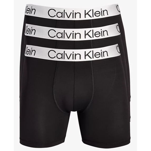 Calvin Klein, Microfiber Boxer Briefs, XL, 3pk in Black - Walmart.com