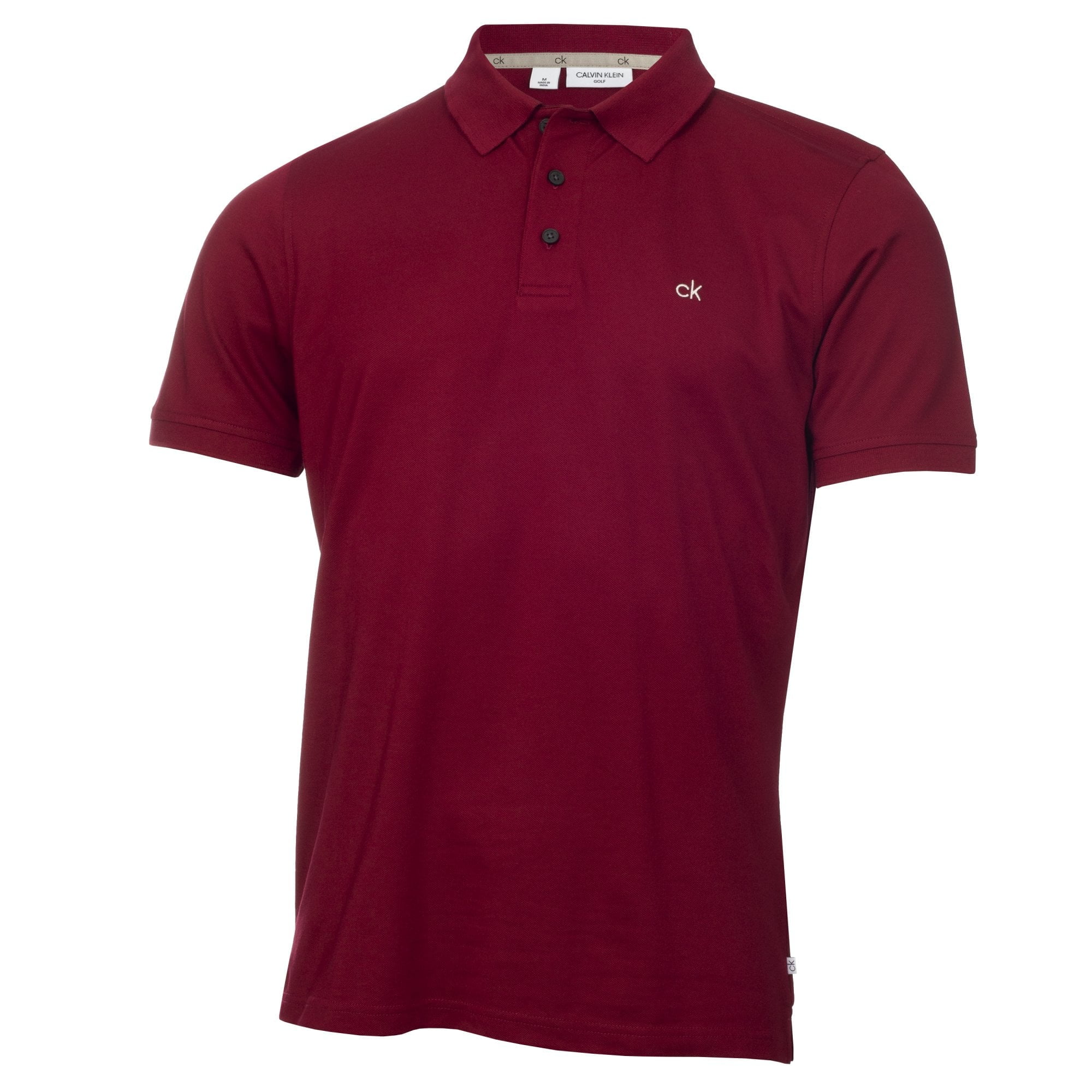 Calvin Klein PLANET POLO BURGUNDY - S - Walmart.com