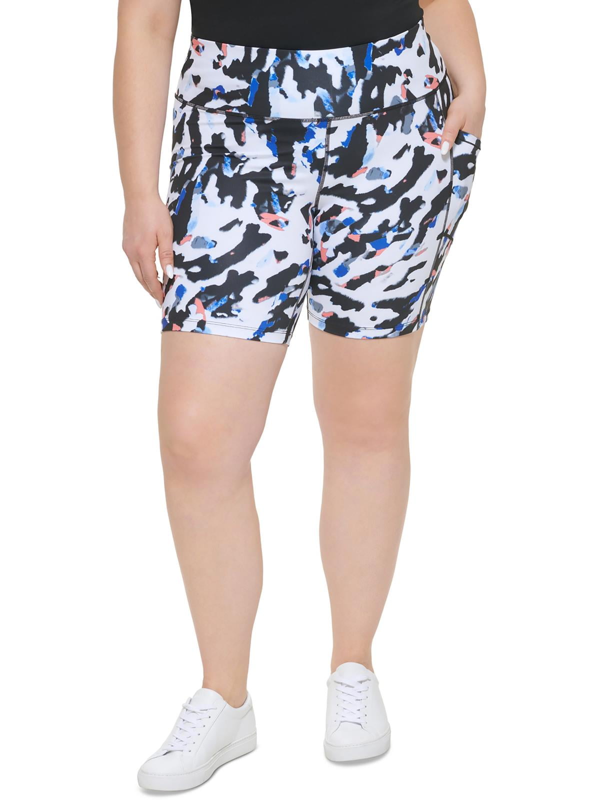 Calvin Klein Performance Womens Plus Fitness Running Bike Short