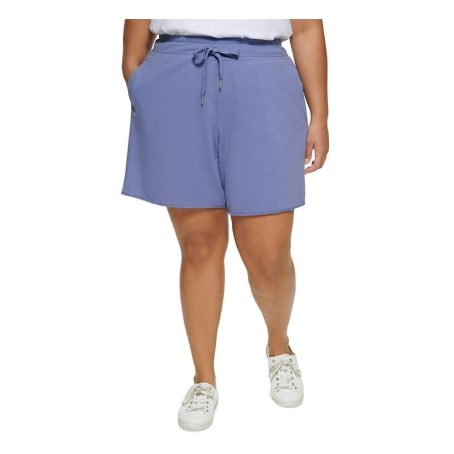 Calvin Klein Plus Size Blue Gym Shorts - Activewear - Walmart.com