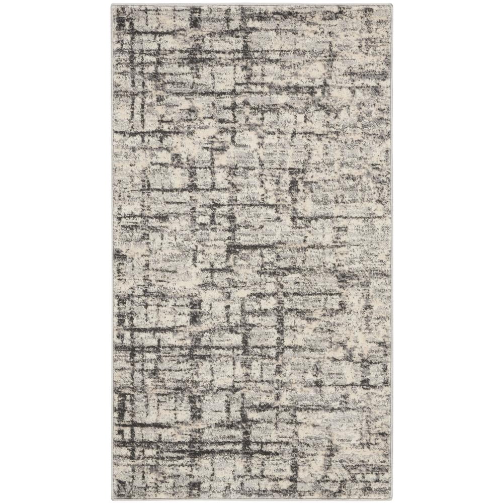 Calvin Klein CK950 Rush Area Rug, 2'2" x 3'9", Ivory/Grey, Rectangle ...
