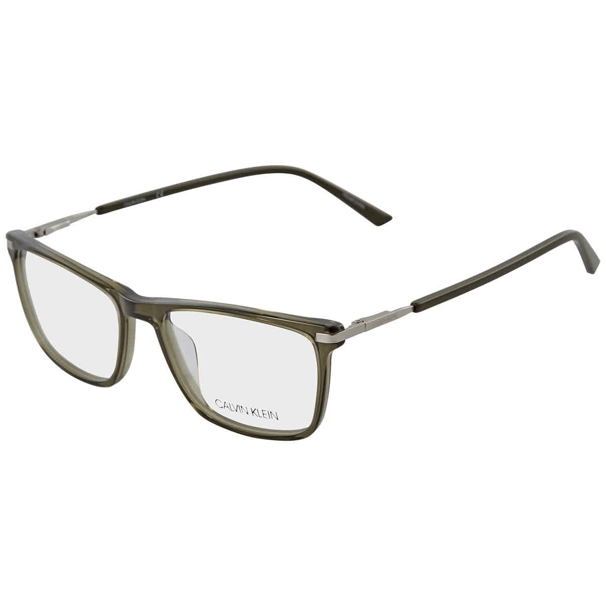 Calvin Klein Transparent Rectangular Men's Sunglasses CK20512 43383 ...