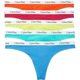 Calvin Klein Women's Carousel Logo Pride Cotton Stretch Thong Panties ...