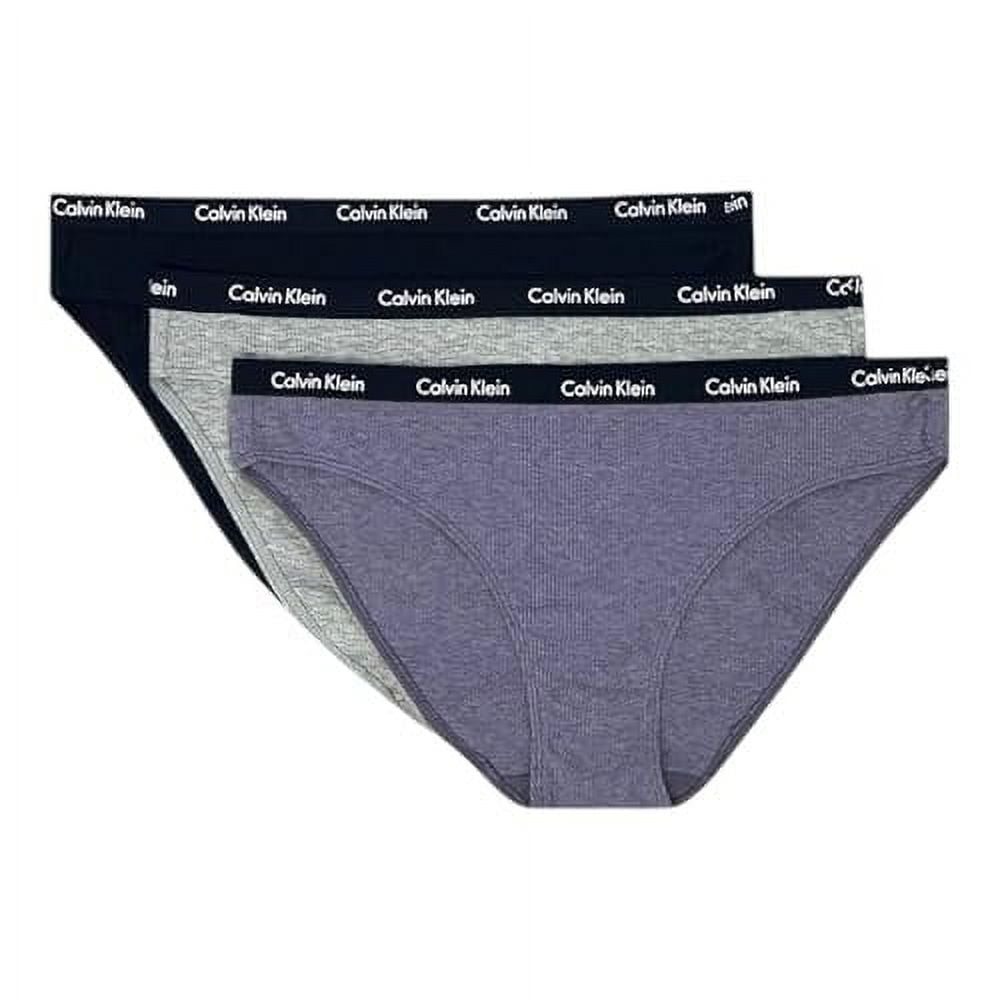 Calvin Klein Womens 3 Pack Carousel Cotton Bikini Panty US, Alpha ...
