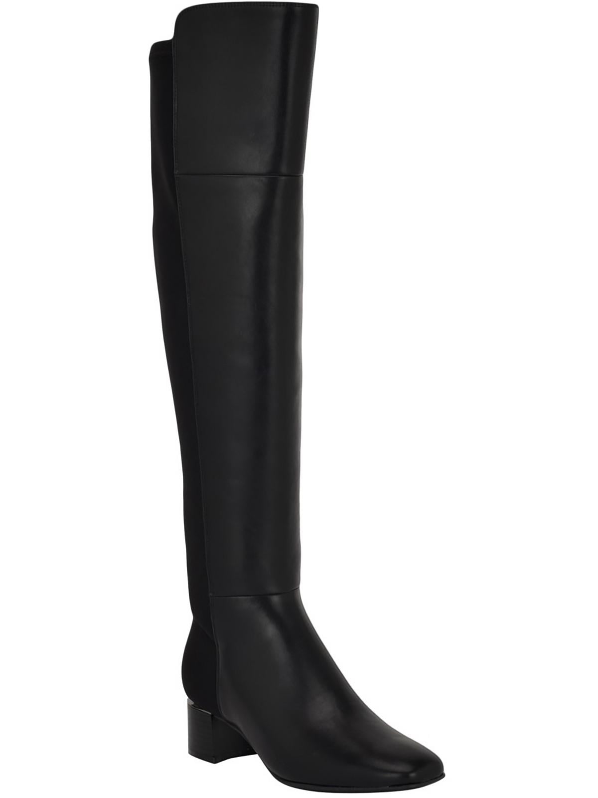 Calvin Klein Womens PEMMIE Solid Over-The-Knee Boots - Walmart.com