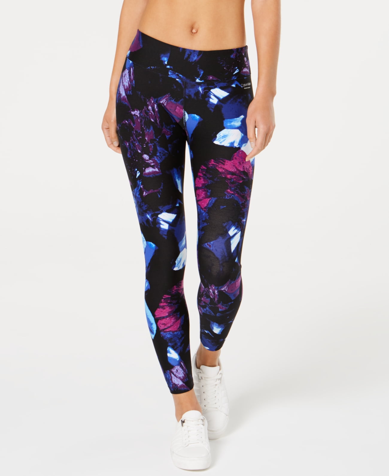 Calvin Klein Womens Performance Printed Cropped Leggings - Walmart.com