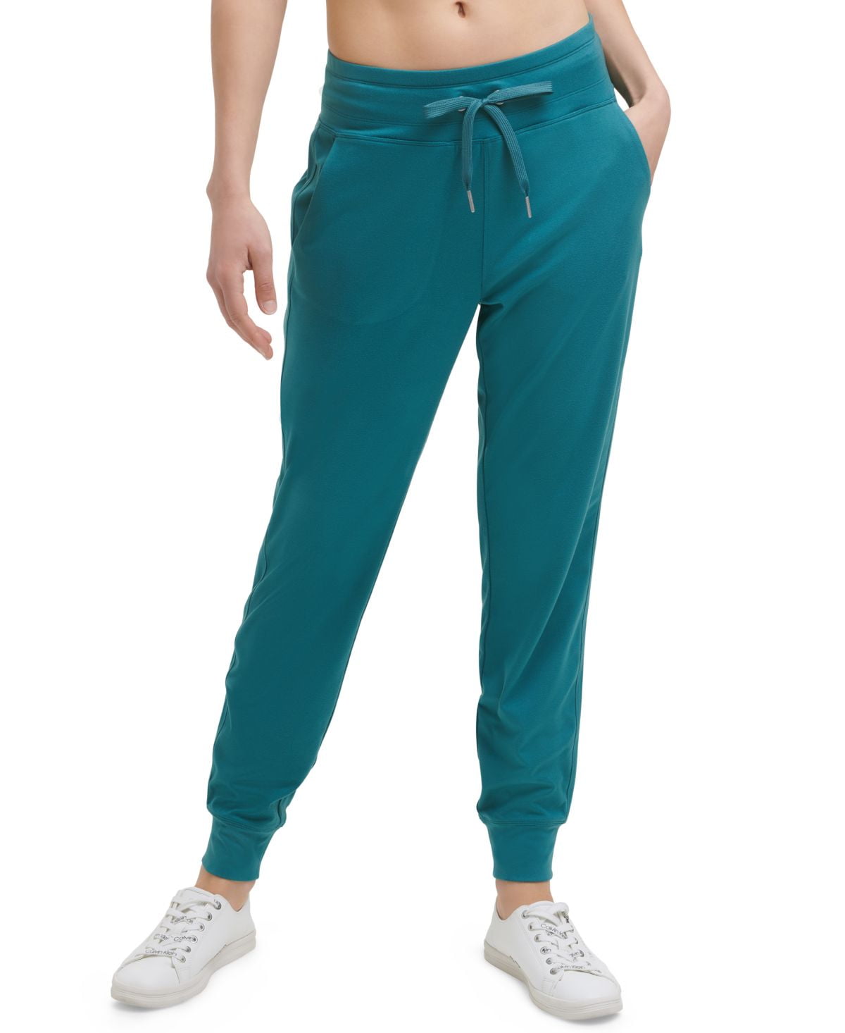 Calvin Klein Womens Performance Slim Fit Full Length Jogger Pants