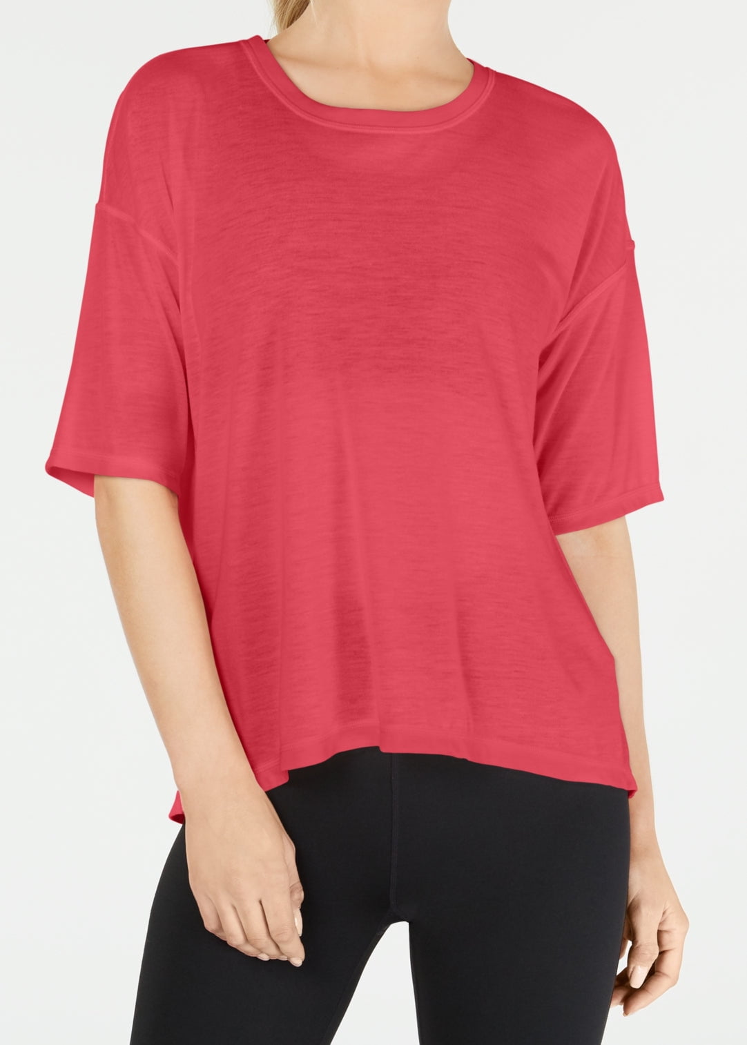 Calvin Klein Womens Performance Split Back T-Shirt - Walmart.com