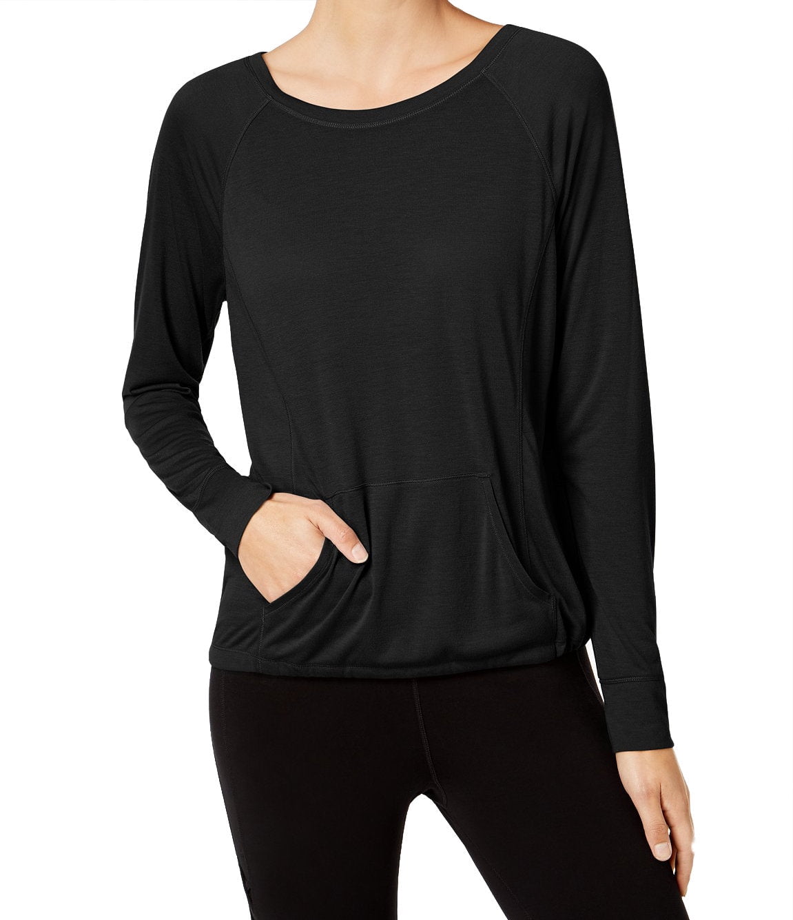 Calvin Klein Womens Performance V Back Top,Black,Medium - Walmart.com
