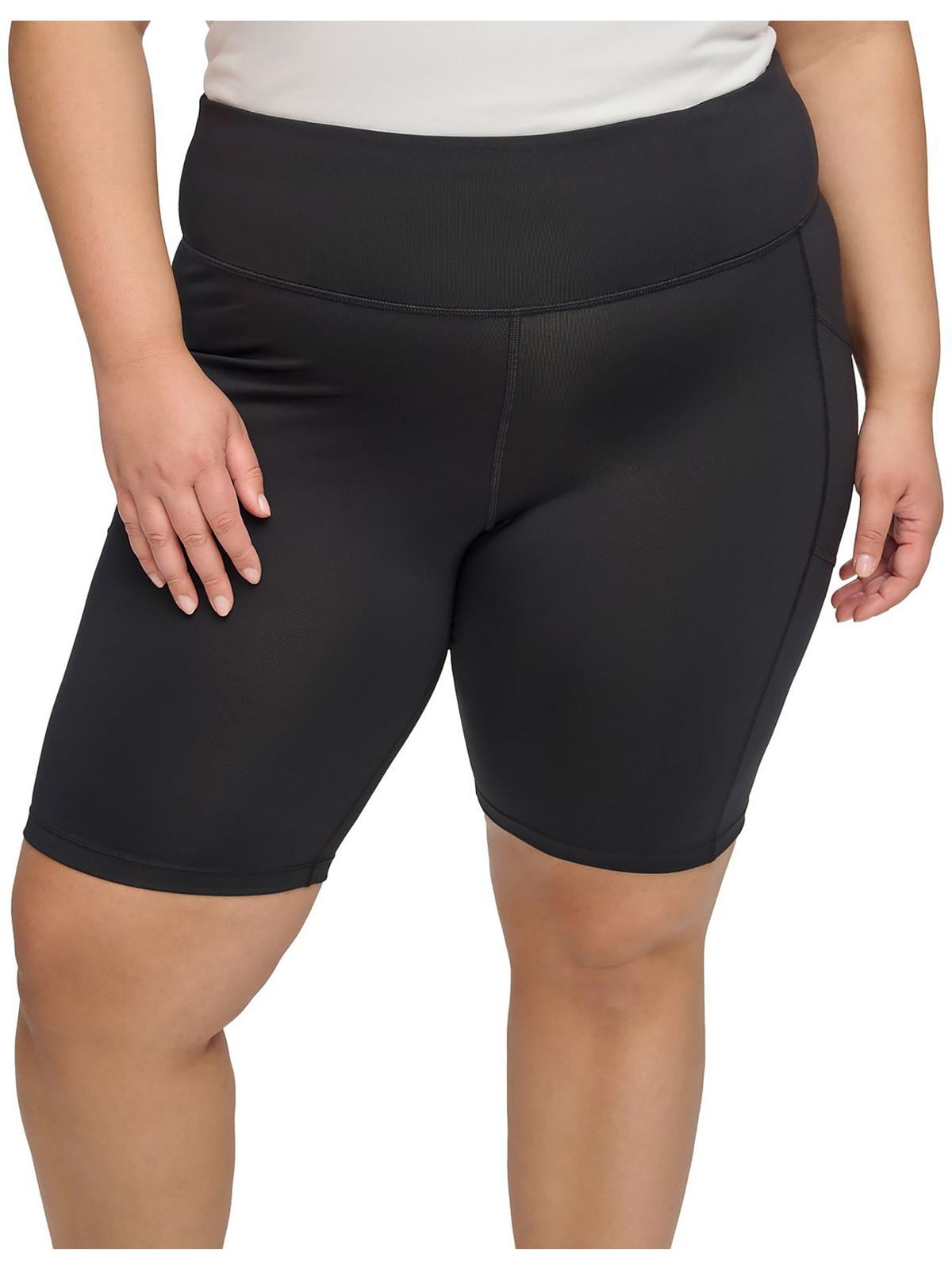Calvin Klein Womens Plus Compression Fit Bike Short - Walmart.com