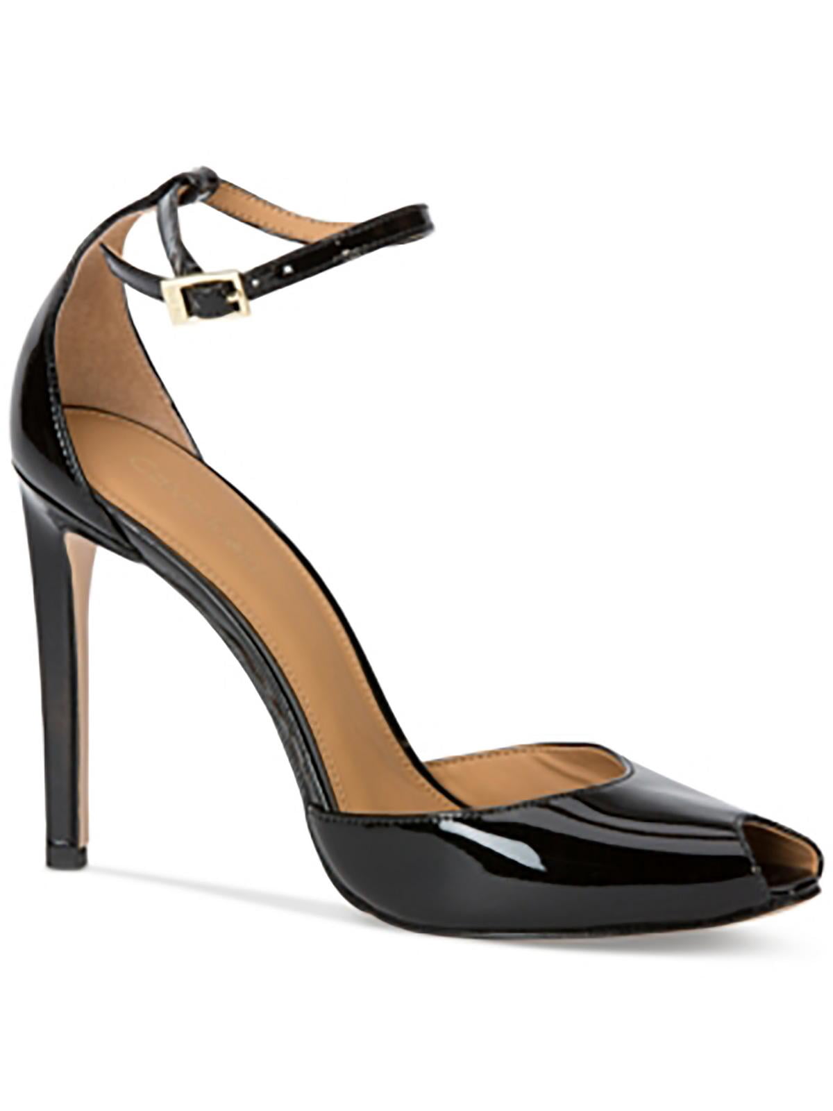 Calvin Klein Womens SIRENA Solid Ankle Strap - Walmart.com