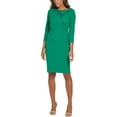 Calvin Klein Womens Crepe Bow Wear to Work Dress - Walmart.com