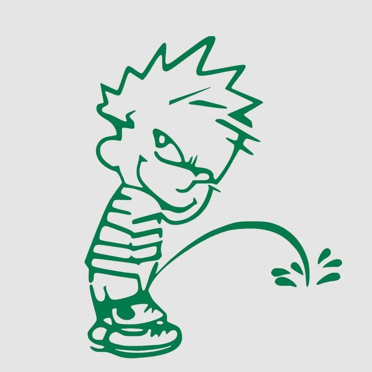 Calvin Pee JDM Vinyl Decal Sticker UV & Waterproof Bumper Window Laptop ...