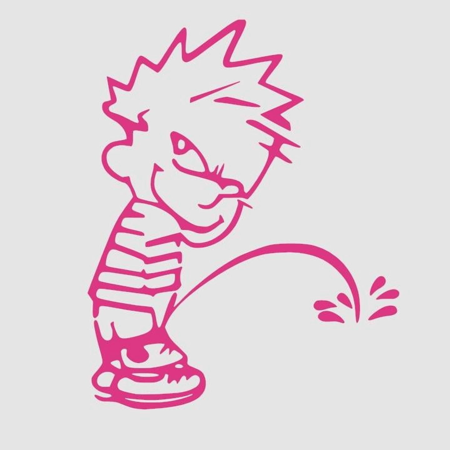 Calvin Pee JDM Vinyl Decal Sticker UV & Waterproof Bumper Window Laptop ...