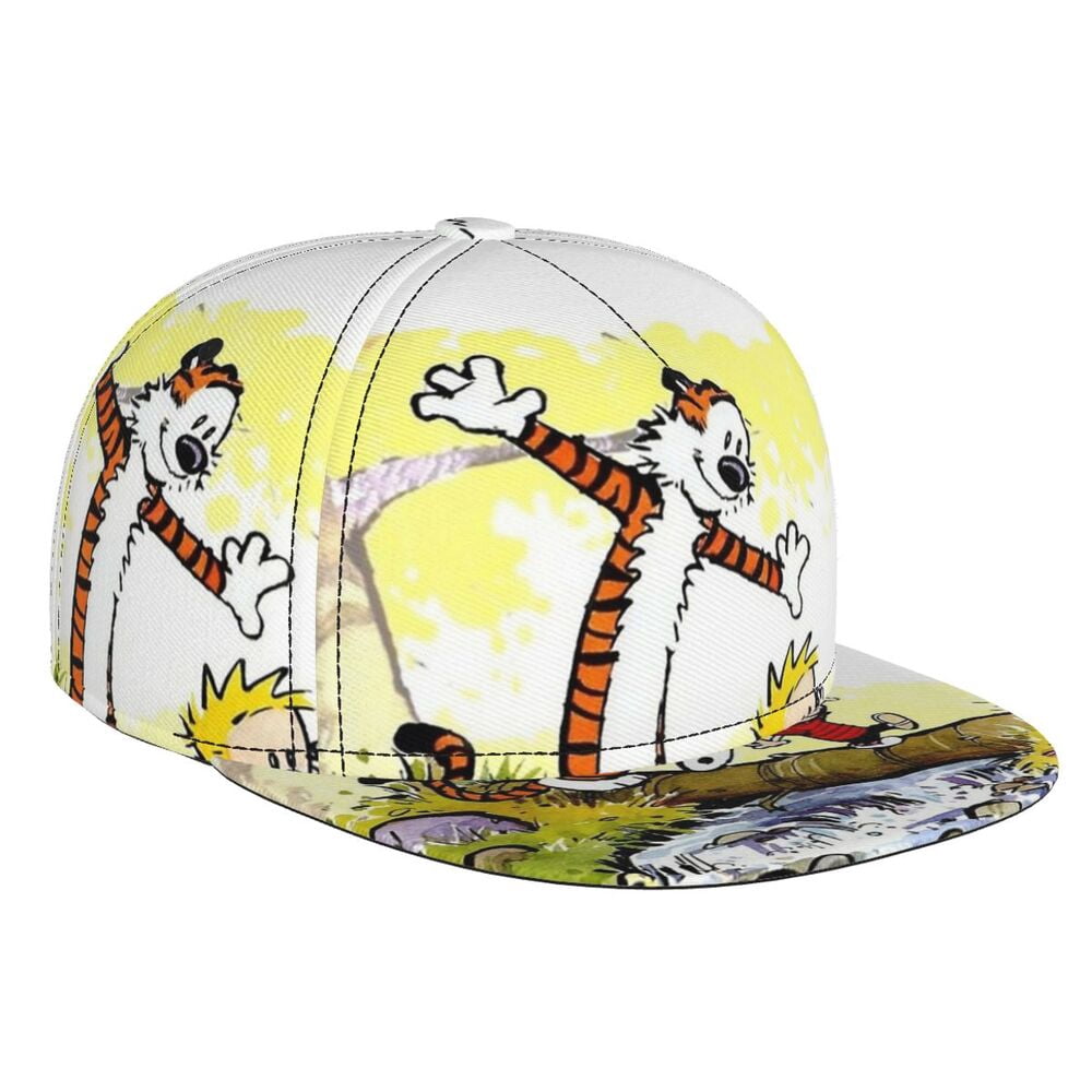 Calvin and Hobbes Adjustable Brim Bill Baseball Cap Adjustable Snapback ...