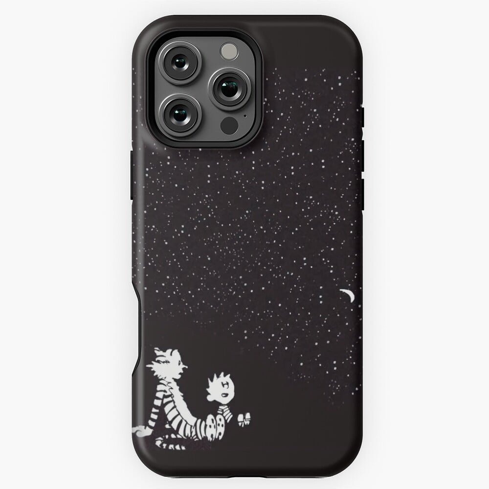 Calvin and Hobbes Stars Phone Case for iPhone 16 15 14 13 12 11 Pro Max ...