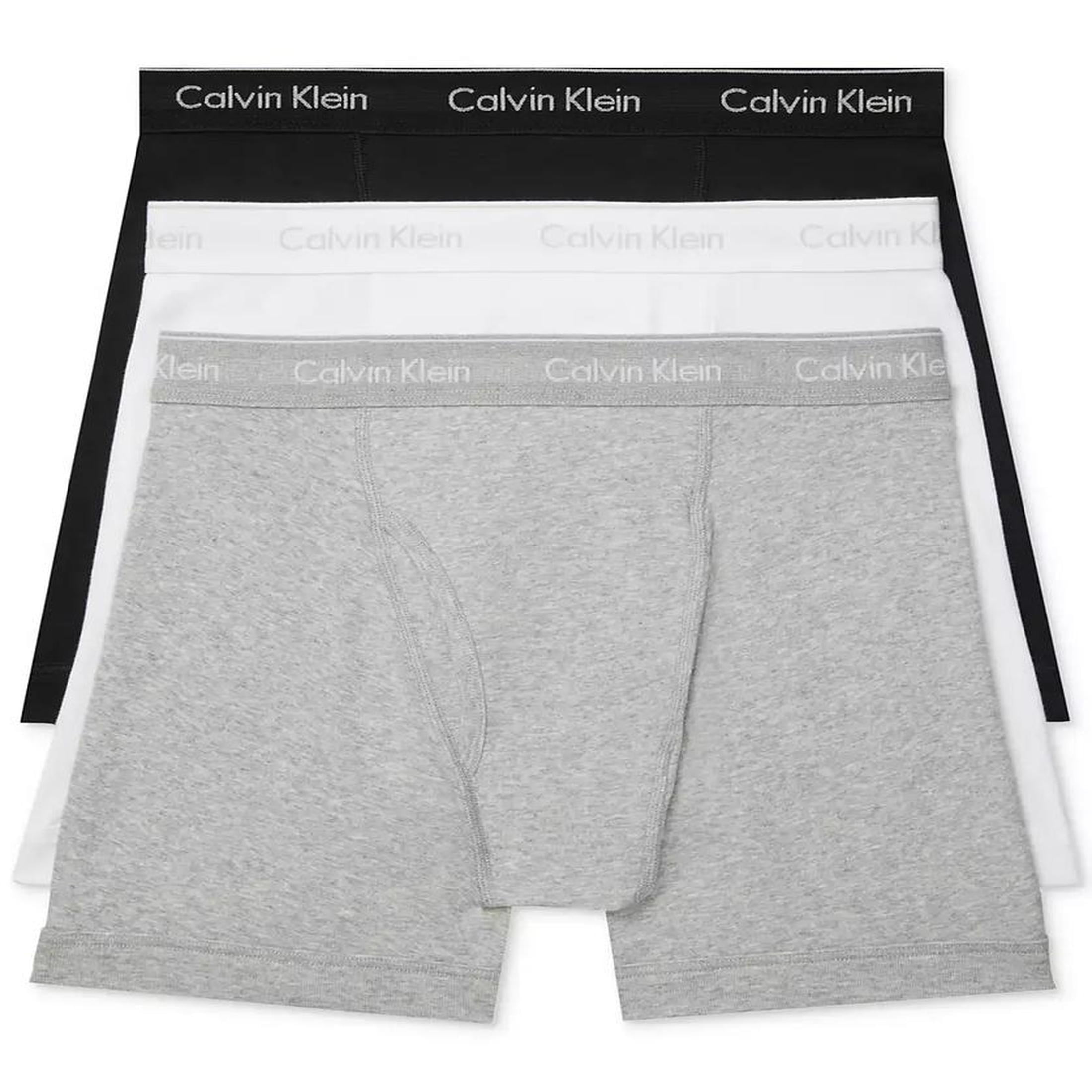 Calvin klein Men's 3-Pack Cotton Classics Boxer Briefs Underwear ...