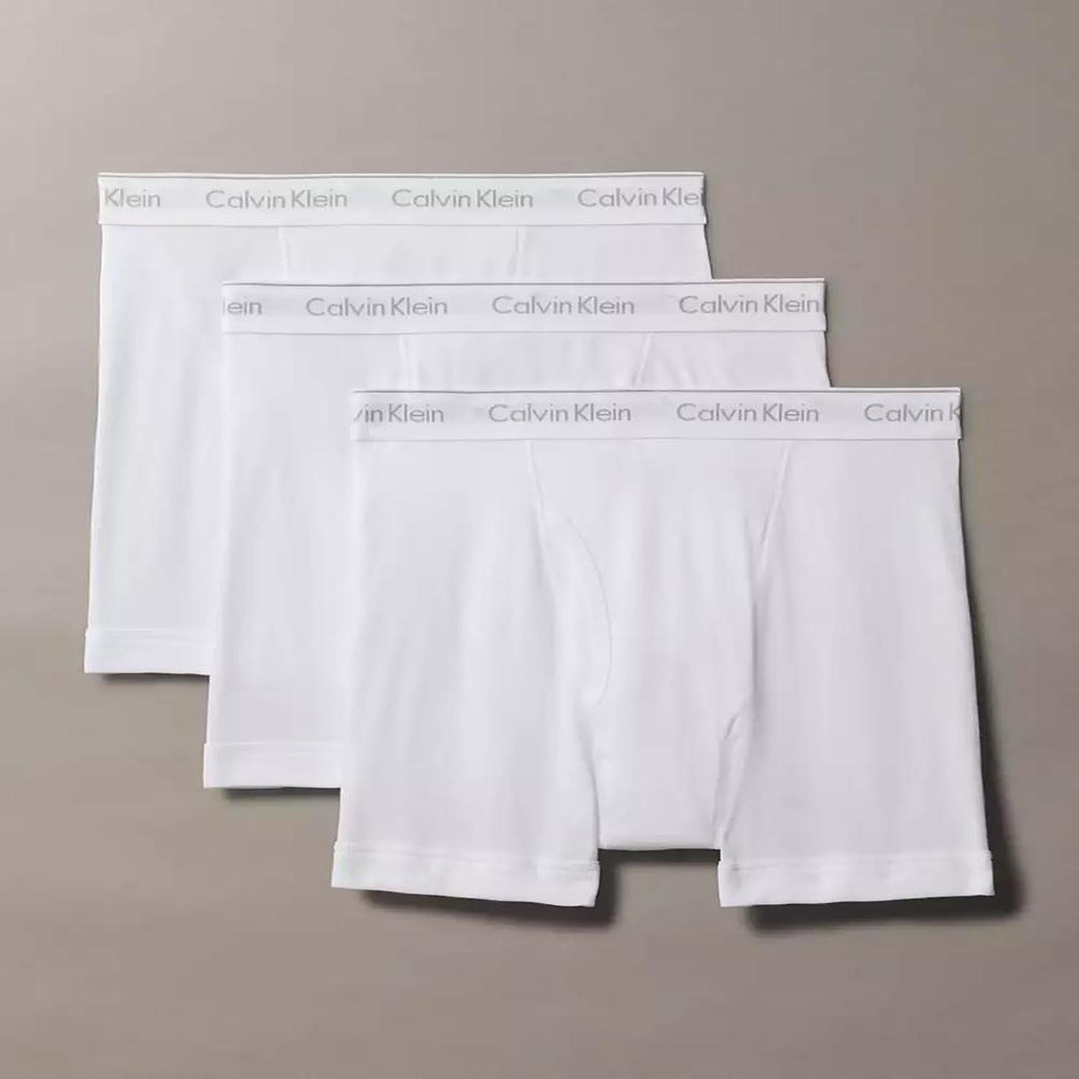 Calvin klein Men's 3-Pack Cotton Classics Boxer Briefs Underwear ...