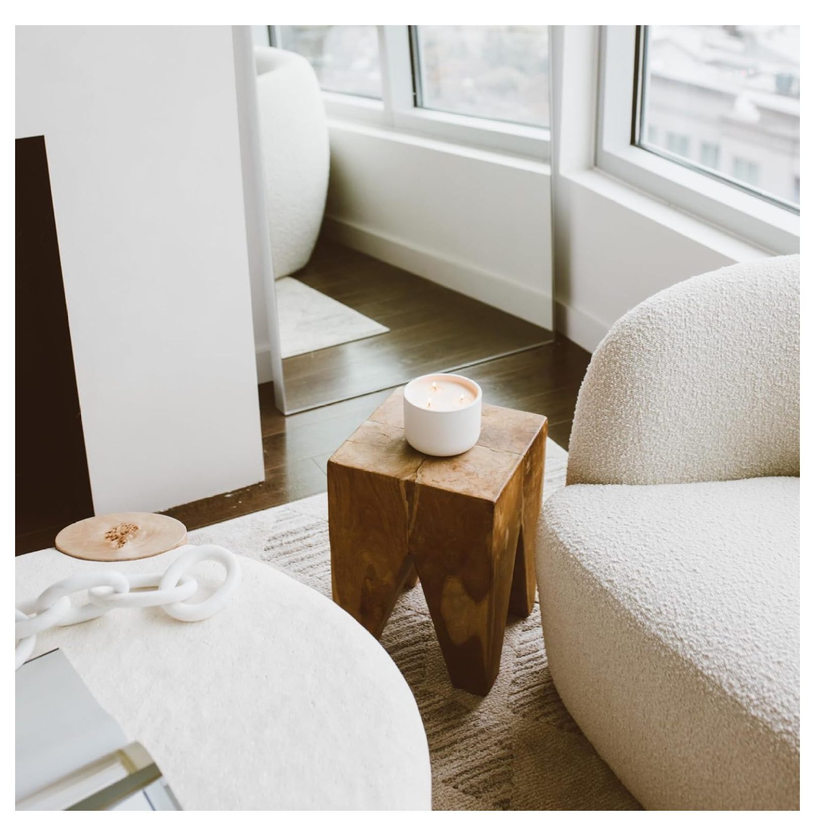 Calyan Wax Scented Candle, Oakmoss & Amber, 3 Wick Candle for The Home ...