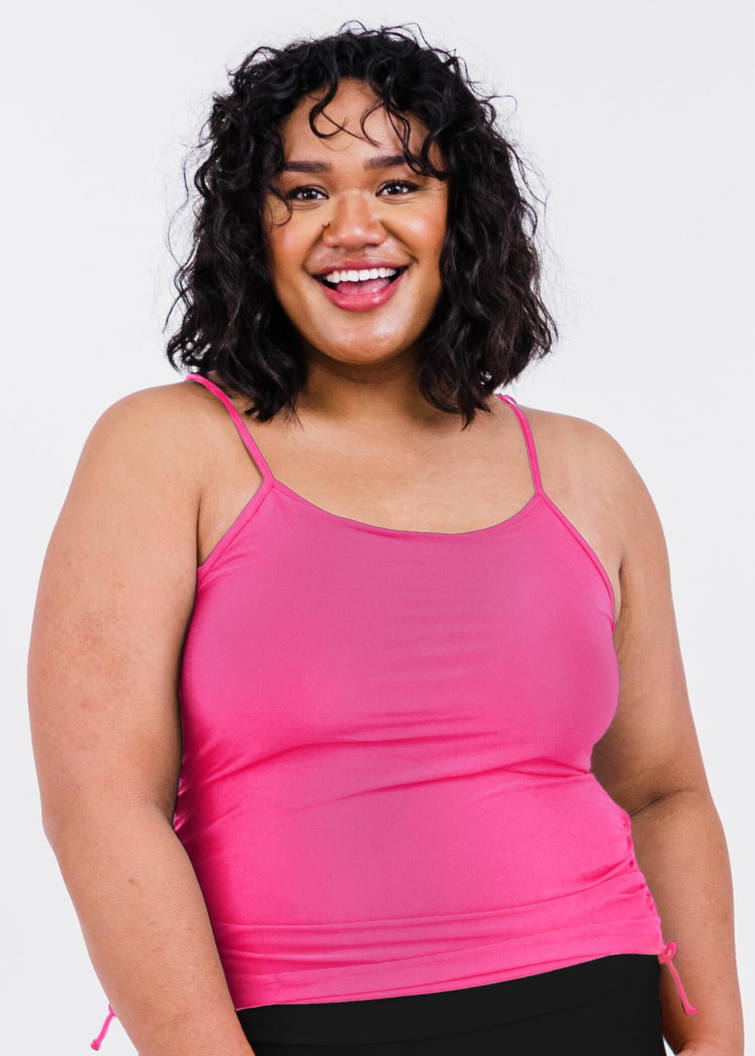 Calypsa Women's Adjustable Strap Tankini Maya Swim Top - Walmart.com