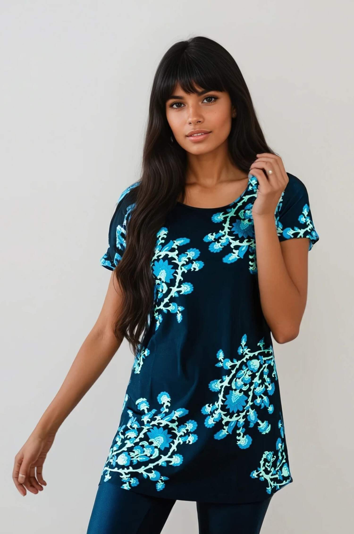 Calypsa Women's and Women's Plus Anna Swim Tunic - Walmart.com
