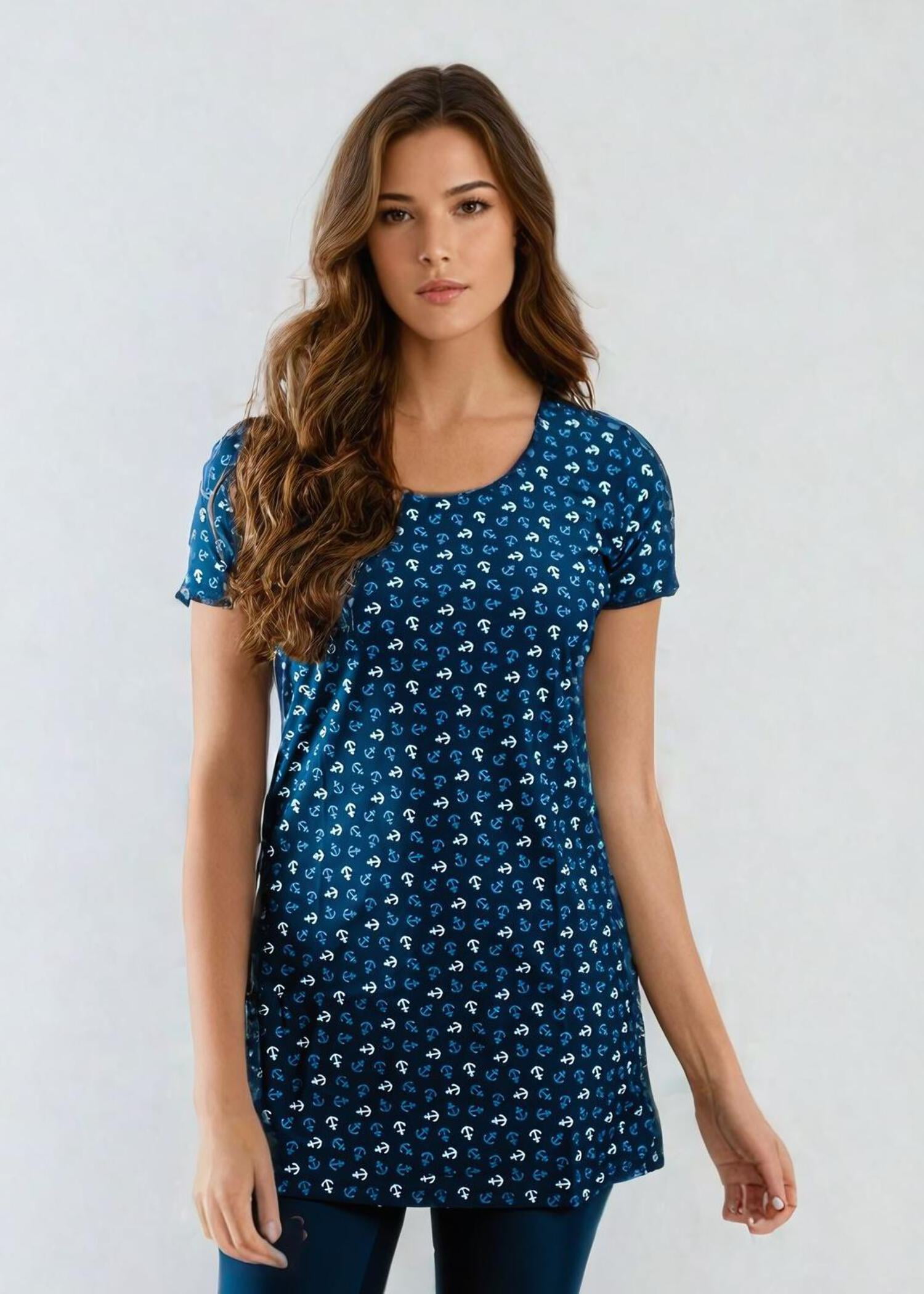 Calypsa Women's and Women's Plus Anna Swim Tunic - Walmart.com