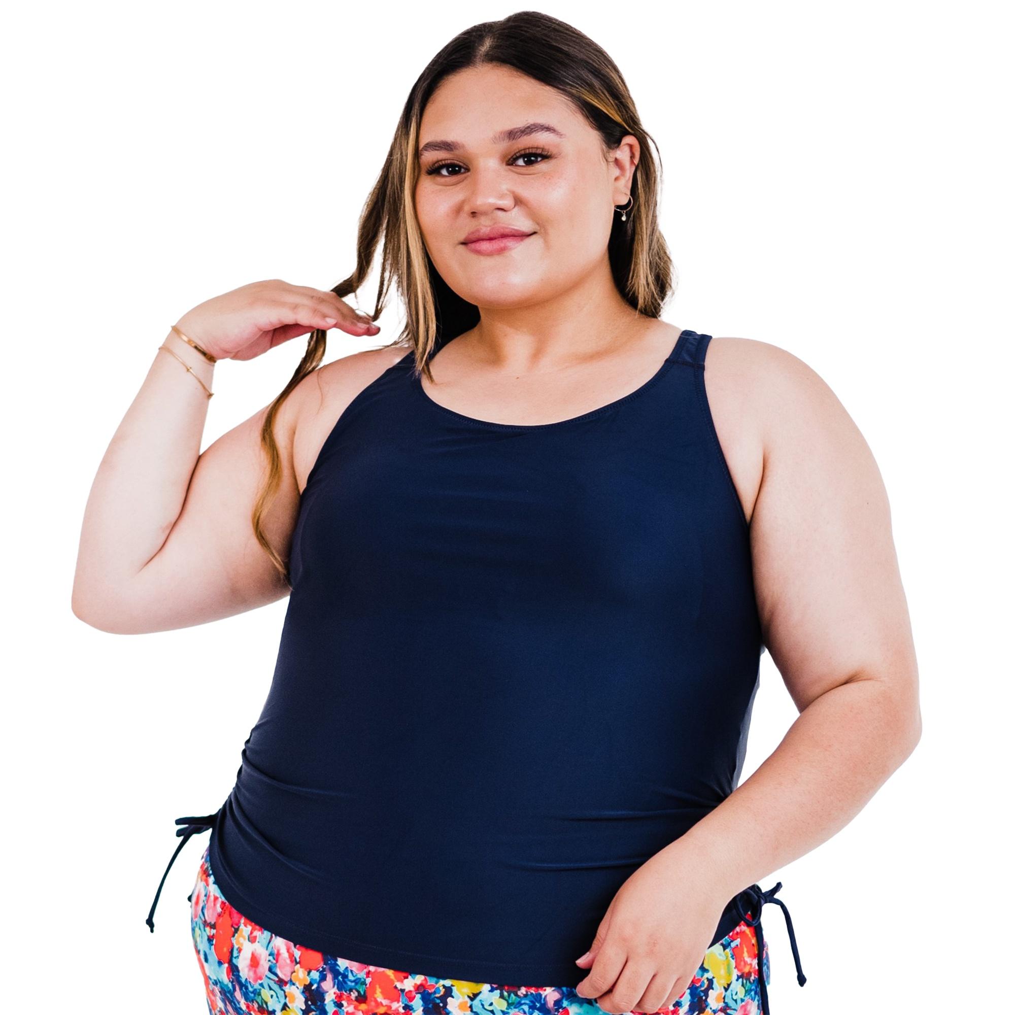 Calypsa Women's and Women's Plus Tankini Maya Swim Top - Walmart.com