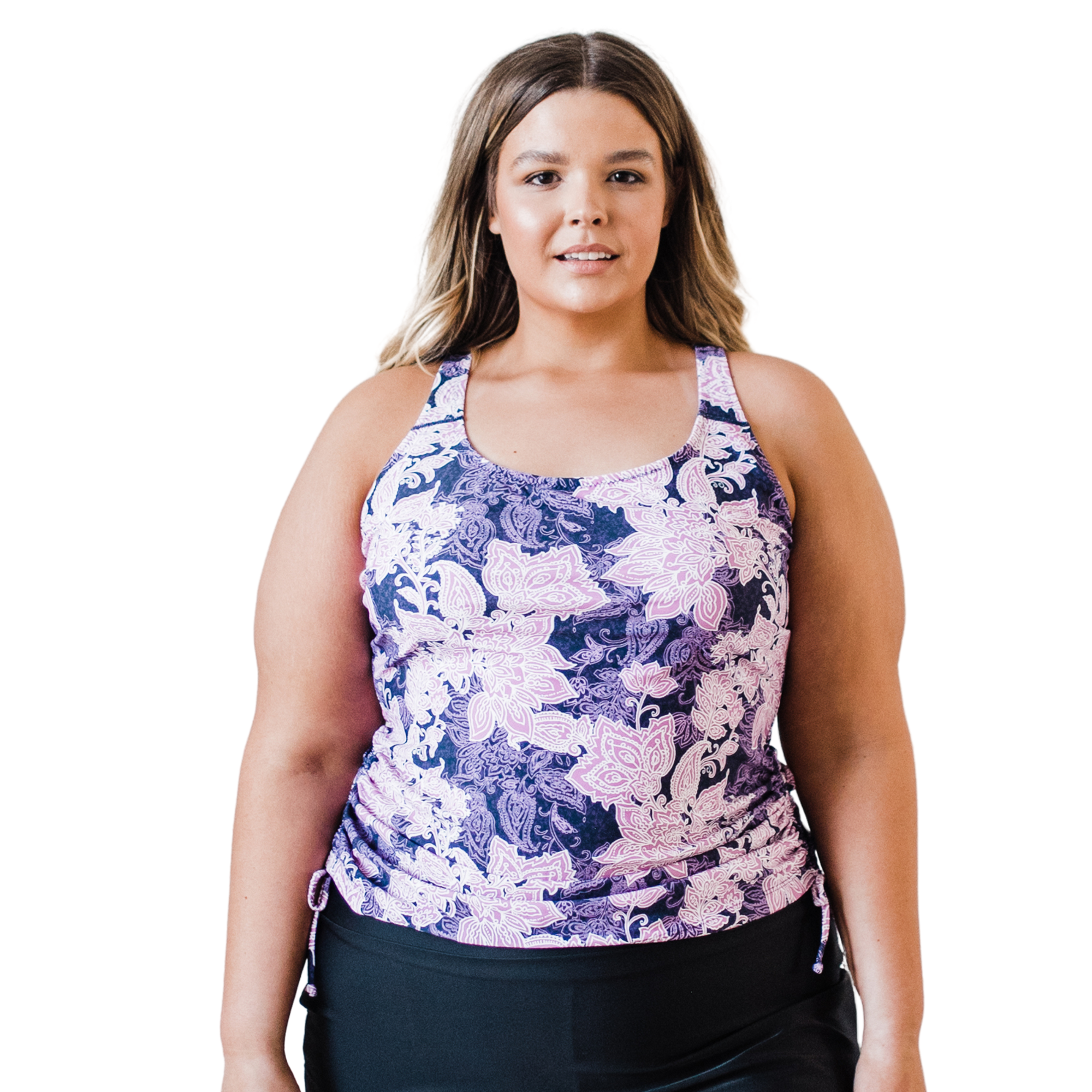 Calypsa Women's and Women's Plus Tankini Maya Swim Top - Walmart.com