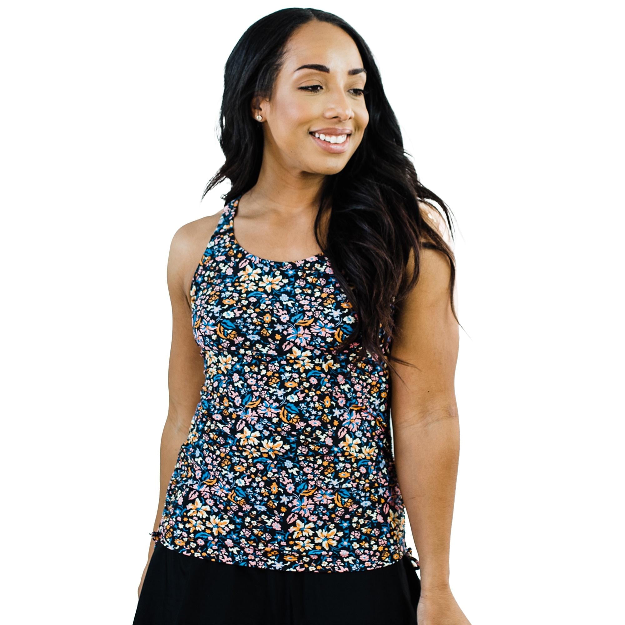 Calypsa Women's and Women's Plus Tankini Maya Swim Top - Walmart.com