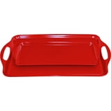 Calypso Basics, Tray Set(Tidbit & Rectangular), Red - Walmart.com