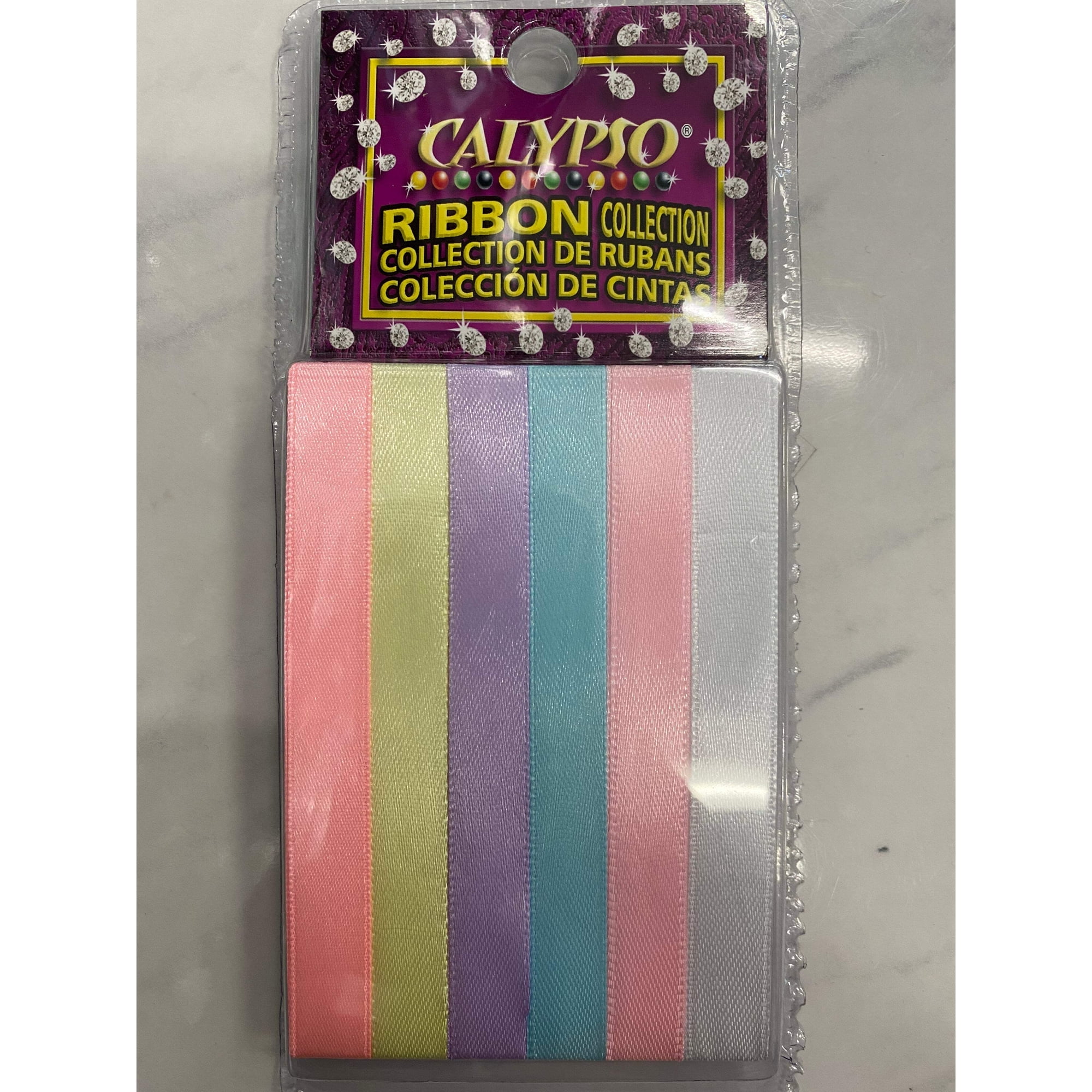 Calypso Hair Ribbons - Assorted Colors Small Narrow, 2 Pack - Walmart.com