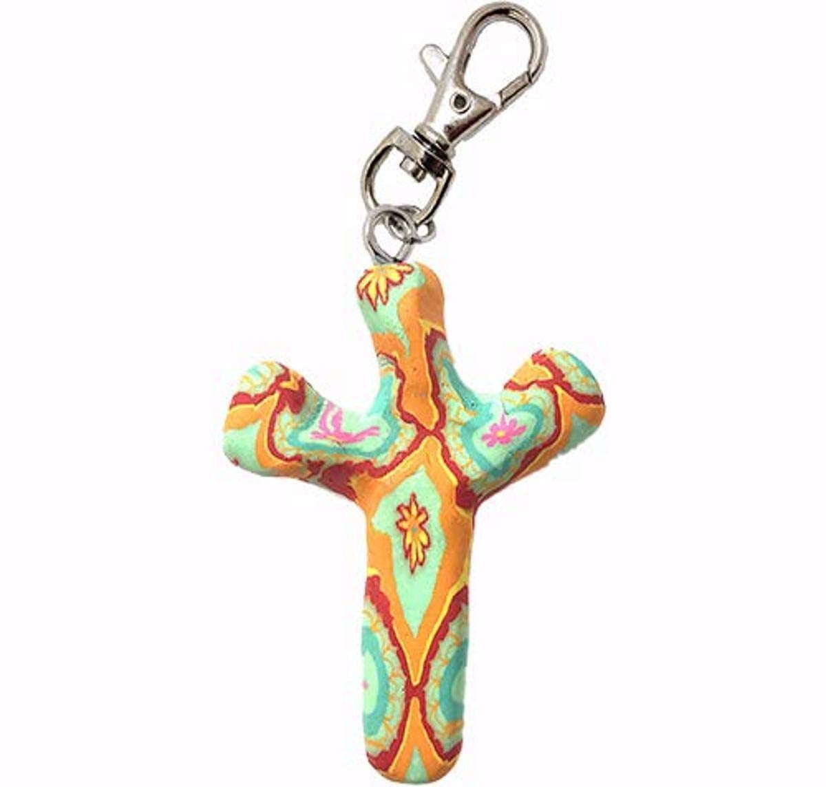 Calypso Studios by First & Main 3" Boho Comforting Clay Cross Clip ...
