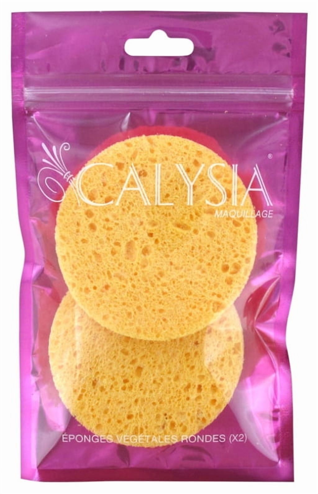 Calysia 3 x 2 Round Natural Cellulose Sponges Vegetal sponges for make ...