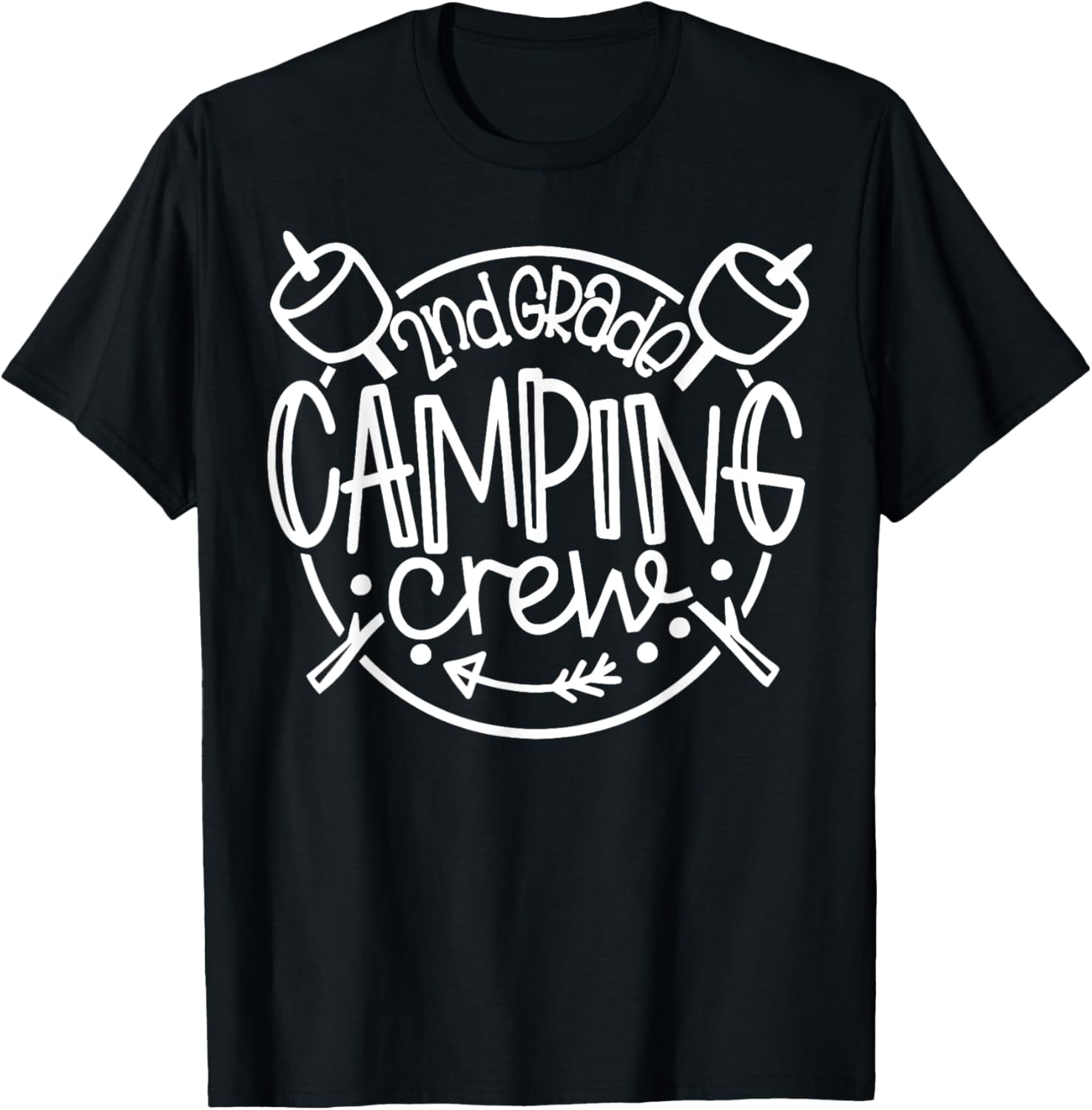 Cam 2nd Grade Camping Crew Second Grade Teacher School Trip T-Shirt ...