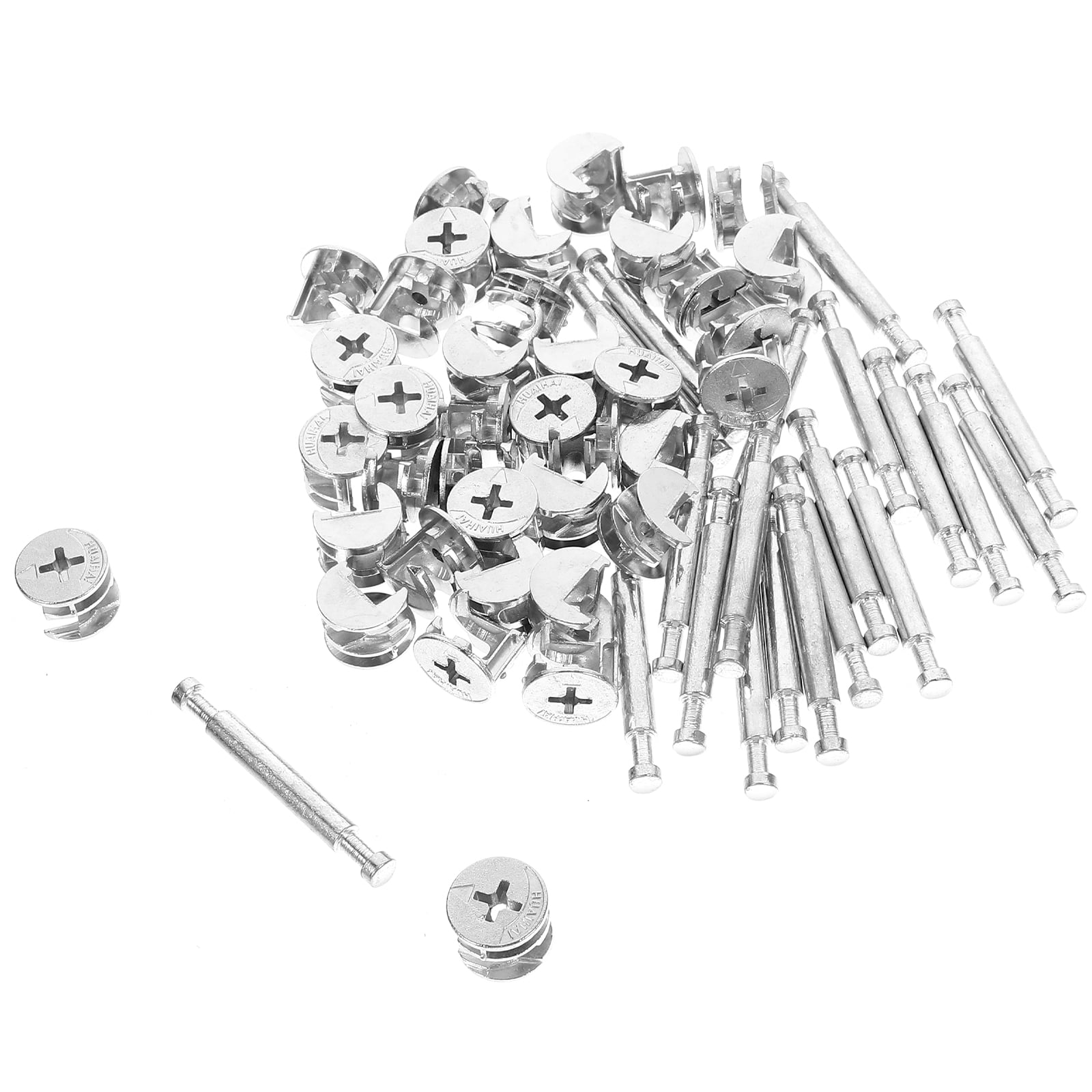 Cam Lock Fitting Furniture Connection Kit 20 Sets Fastener Triple Iron ...