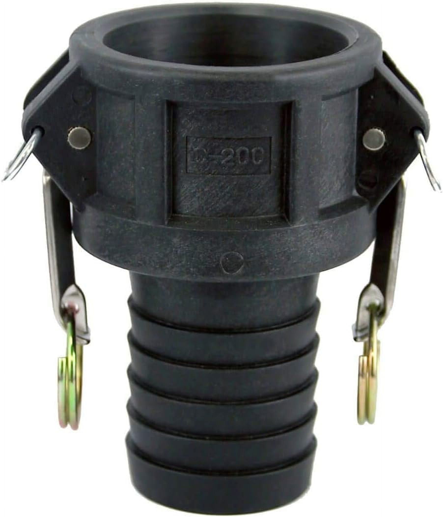 Cam Lock Fitting, Type C, 4" Female Camlock x 4" Hose Shank, Each ...