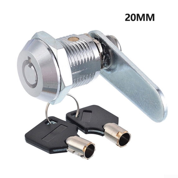 Cam Lock Heavy Duty Tubular Cabinet Locker With 2 Keys For Door Drawer ...