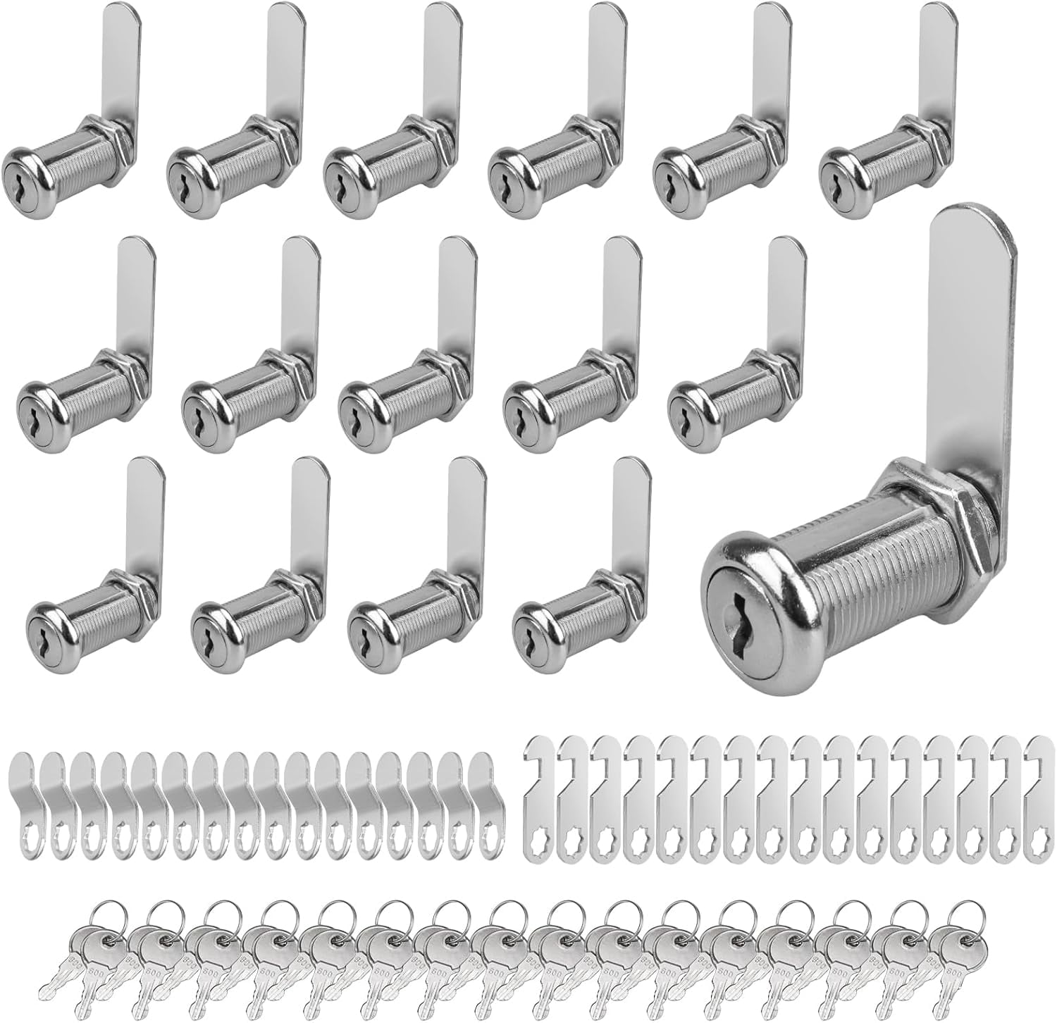 Cam Locks Cabinet Locks, 1-3/8'' (Length) Cabinet Cam Lock Set Fits on ...